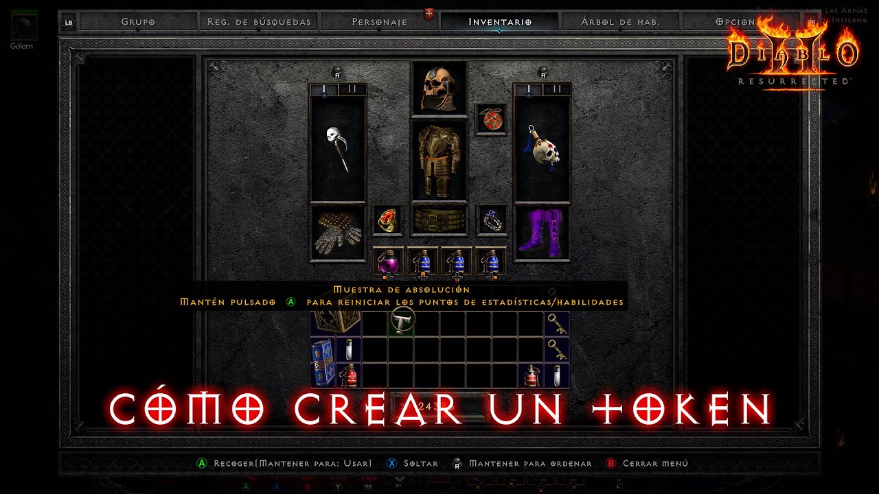 Cómo crear un Token con las esencias | Diablo 2 Resurrected